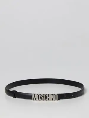 Moschino Moschino Couture Skinny Logo Belt Black 1