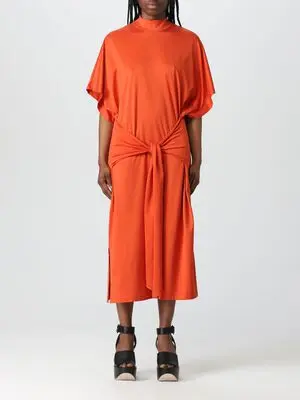 Karl Lagerfeld Midi Dress - Orange