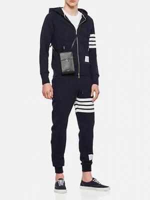 Thom Browne Full Zip Sweatshirt - Blue