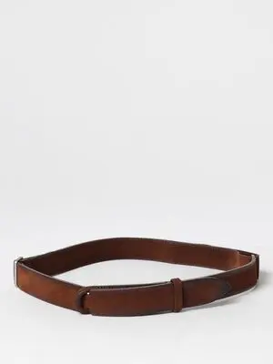 ORTIGNI Orciani Leather Belt Burnt