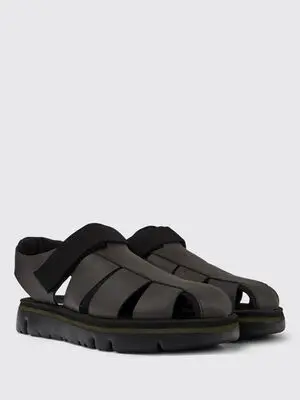 Camper Oruga Leather Sandals - Brown