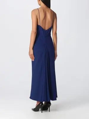 Alexander McQueen Viscose Blend Long Dress