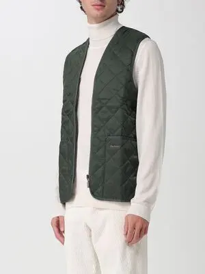 Barbour Quilted Zip Vest - Olive