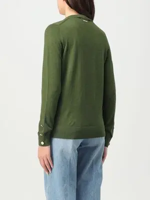 Michael Kors Button Detailed Fine Knit Pullover