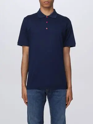 Kiton Polo Shirt Men Blue