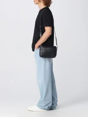 Bottega Veneta Woven Nappa Leather Bag - Black