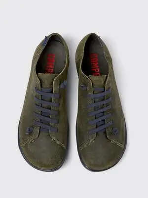 Camper Lace-up Suede Sneakers - Green