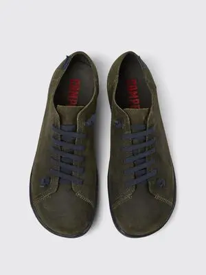 Camper Lace-up Suede Sneakers - Green