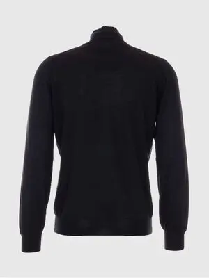 Brunello Cucinelli Cashmere And Silk Turtleneck Zip Cardigan