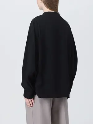 JIL SANDER Band Collar Shirt - Black