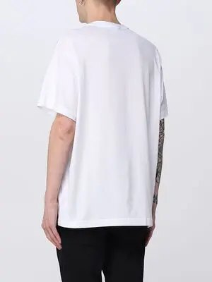 Versace T-shirt With Logo Print - White