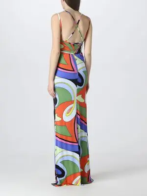 Moschino Printed Maxi Dress