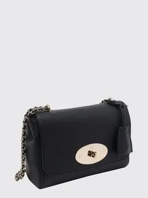 Mulberry Flap Crossbody Bag - Black