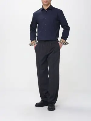 Burberry Classic Stretch Poplin Shirt - Blue