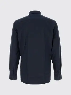Burberry Slim Fit Stretch-cotton Shirt With French Collar - Navy