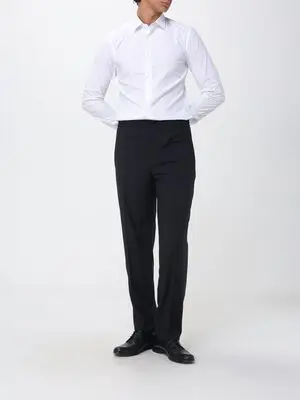 Burberry Slim Fit Stretch Cotton Poplin Shirt With French Collar