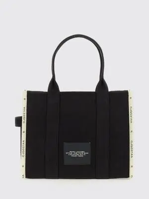 Marc Jacobs The Tote Bag N Canvas With Jacquard Logo - Black