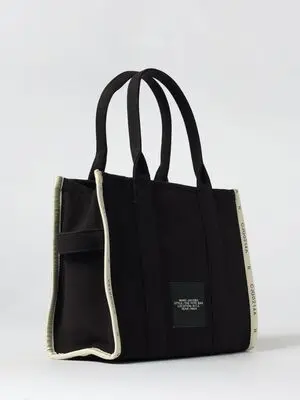 Marc Jacobs The Tote Bag N Canvas With Jacquard Logo - Black