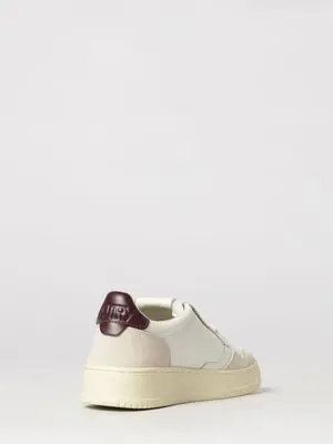 AUTRY Medalist Low Lace-up Leather Sneakers With Perforated Toe - Burnt