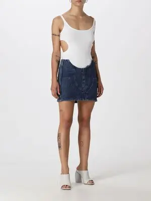 Off-White Denim Mini Skirt
