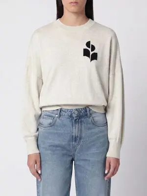 Isabel Marant Étoile Pullover With Graphic Detail - Grey