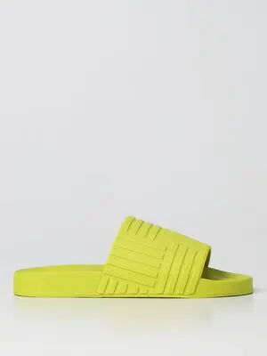 Bottega Veneta Rubber Slides Kiwi