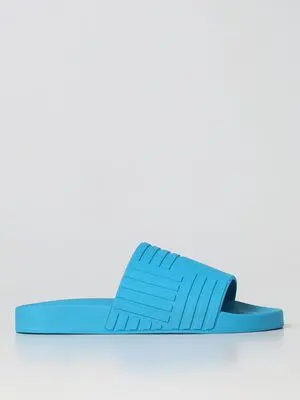 Bottega Veneta Rubber Slides Sky