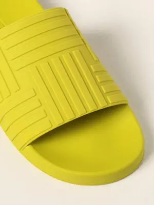Bottega Veneta Rubber Slides - Yellow