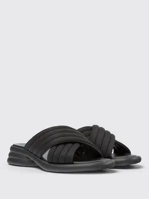 Camper Spiro Recycled Fabric Sandals - Black