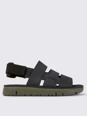 Camper Oruga Leather Sandals - Black