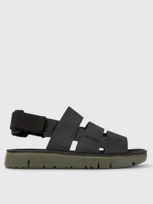 Camper Oruga Leather Sandals - Black