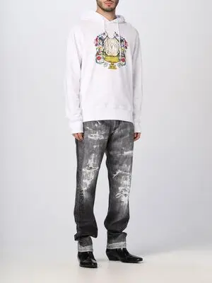 Versace Cotton Sweatshirt - White