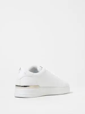 Philipp Plein Leather Lace-up Sneakers - White