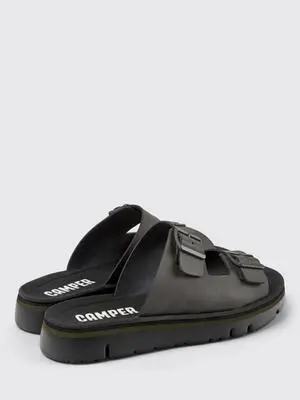 Camper Oruga Leather Sandals - Brown