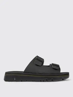 Camper Oruga Leather Sandals - Black