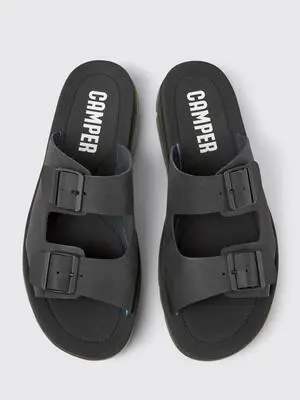 Camper Oruga Leather Sandals - Black