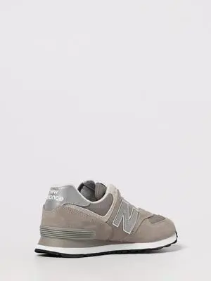 NEW BALANCE 574 Suede And Mesh Lace Up Sneakers - Grey