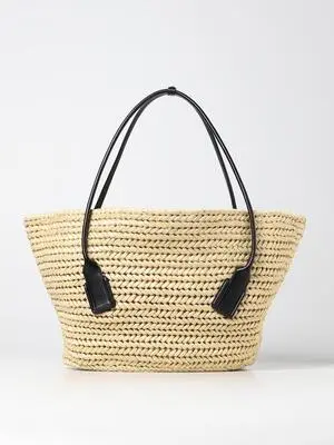 Bottega Veneta Medium Arco Raffia Tote Bag
