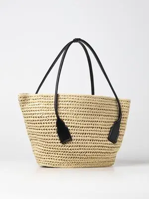 Bottega Veneta Medium Arco Raffia Tote Bag