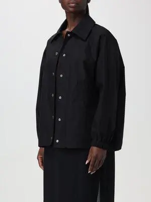 JIL SANDER Oversized Jacket With Classic Collar - Black
