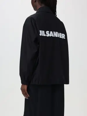 JIL SANDER Oversized Jacket With Classic Collar - Black