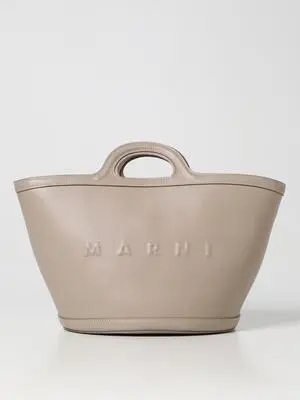 Marni Marni Leather Tote Bag Dark