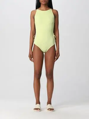 Bottega Veneta Intrecciato One-piece Swimsuit - Green
