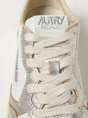 AUTRY Lace-up Sneakers - Gold