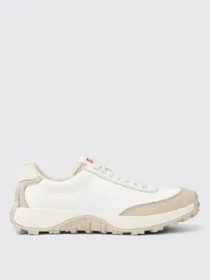 Camper Drift Trail Sneakers In Leather And Recycled Fabric - White