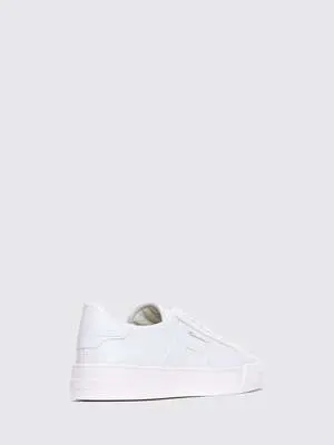 Santoni Low Top Smooth Calf Leather Lace-up Sneakers