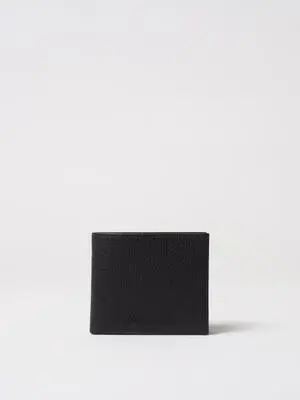 Emporio Armani Wallet In Grained Leather - Black