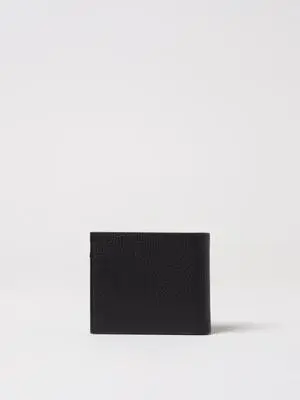 Emporio Armani Wallet In Grained Leather - Black