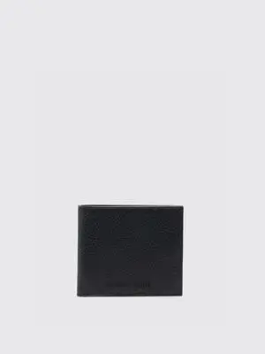 Emporio Armani Wallet In Grained Leather - Black