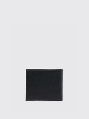Emporio Armani Wallet In Grained Leather - Black